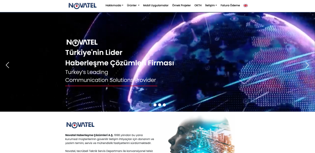Novatel Website - The UI/UX Experience of Our Website Has Been Renewed 1